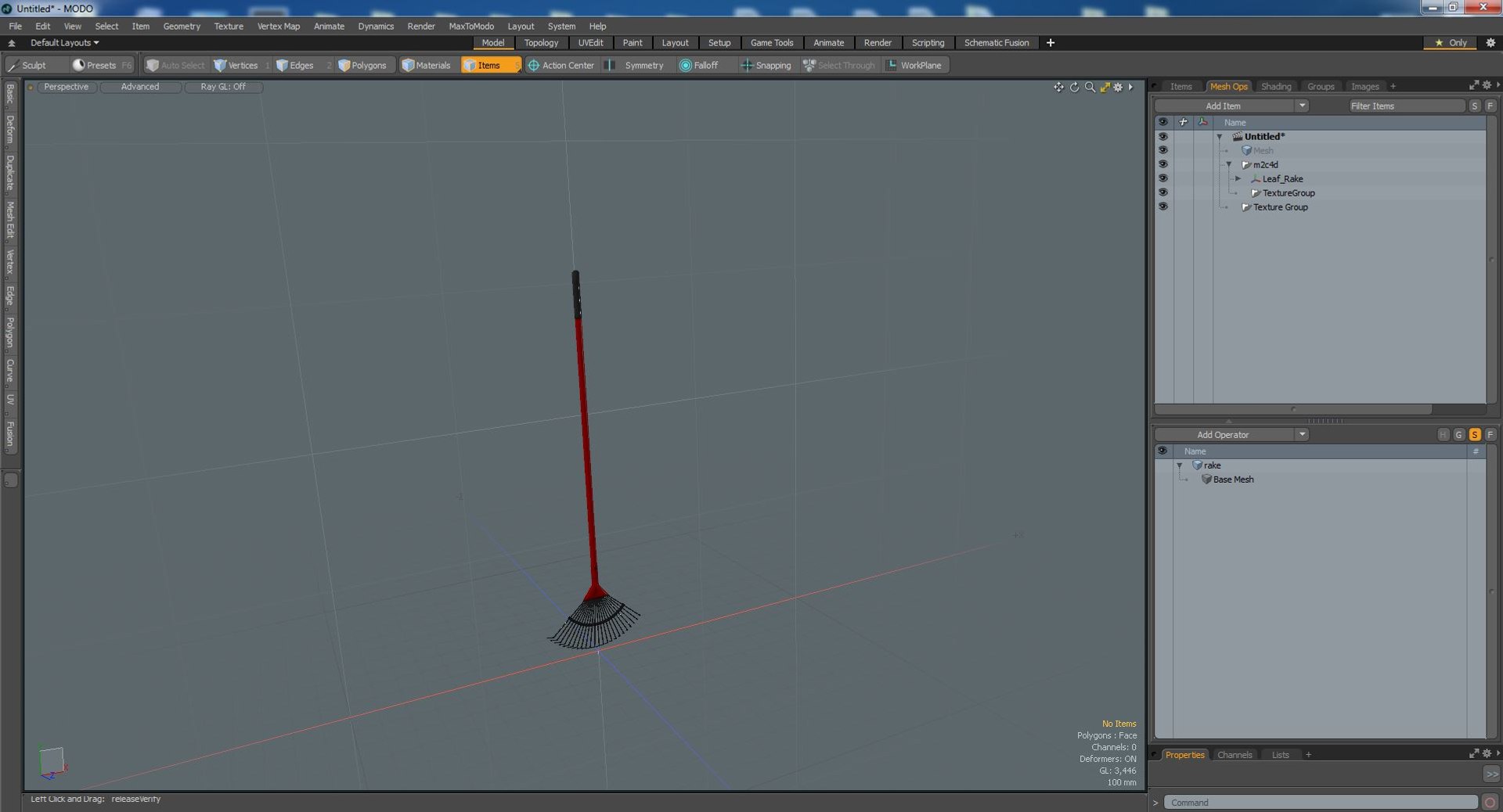Leaf Rake 3D Model - TurboSquid 2121878