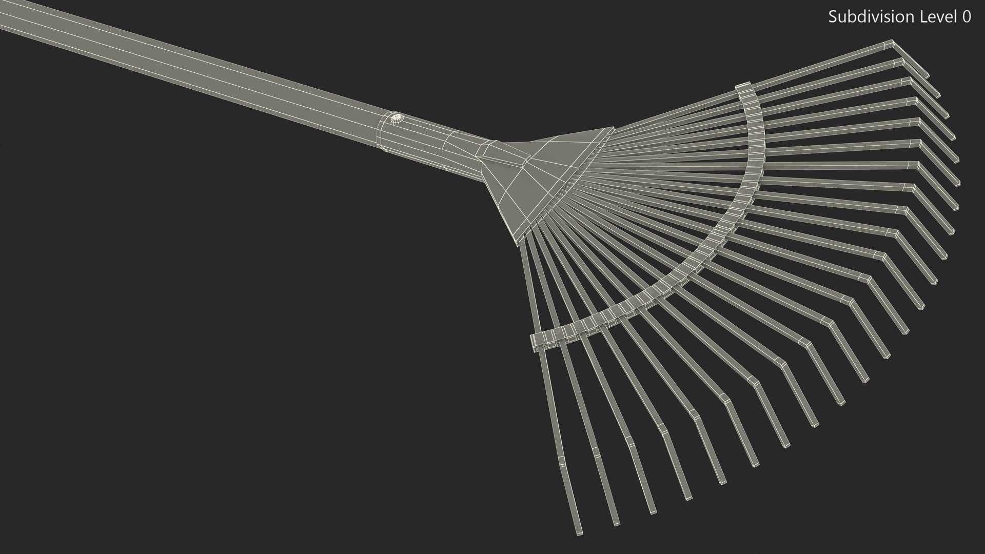 Leaf Rake 3D Model - TurboSquid 2121878