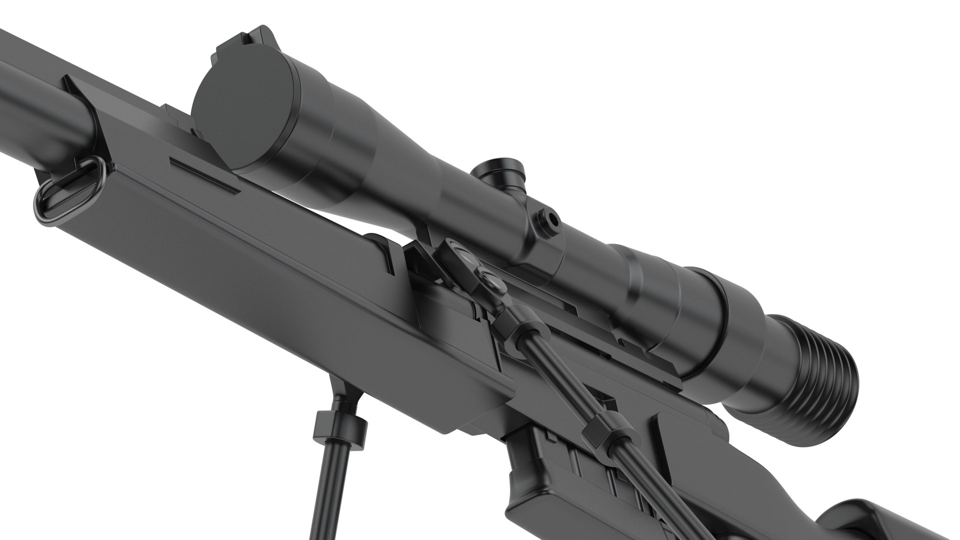 FR F2 Sniper Rifle Model - TurboSquid 1873674