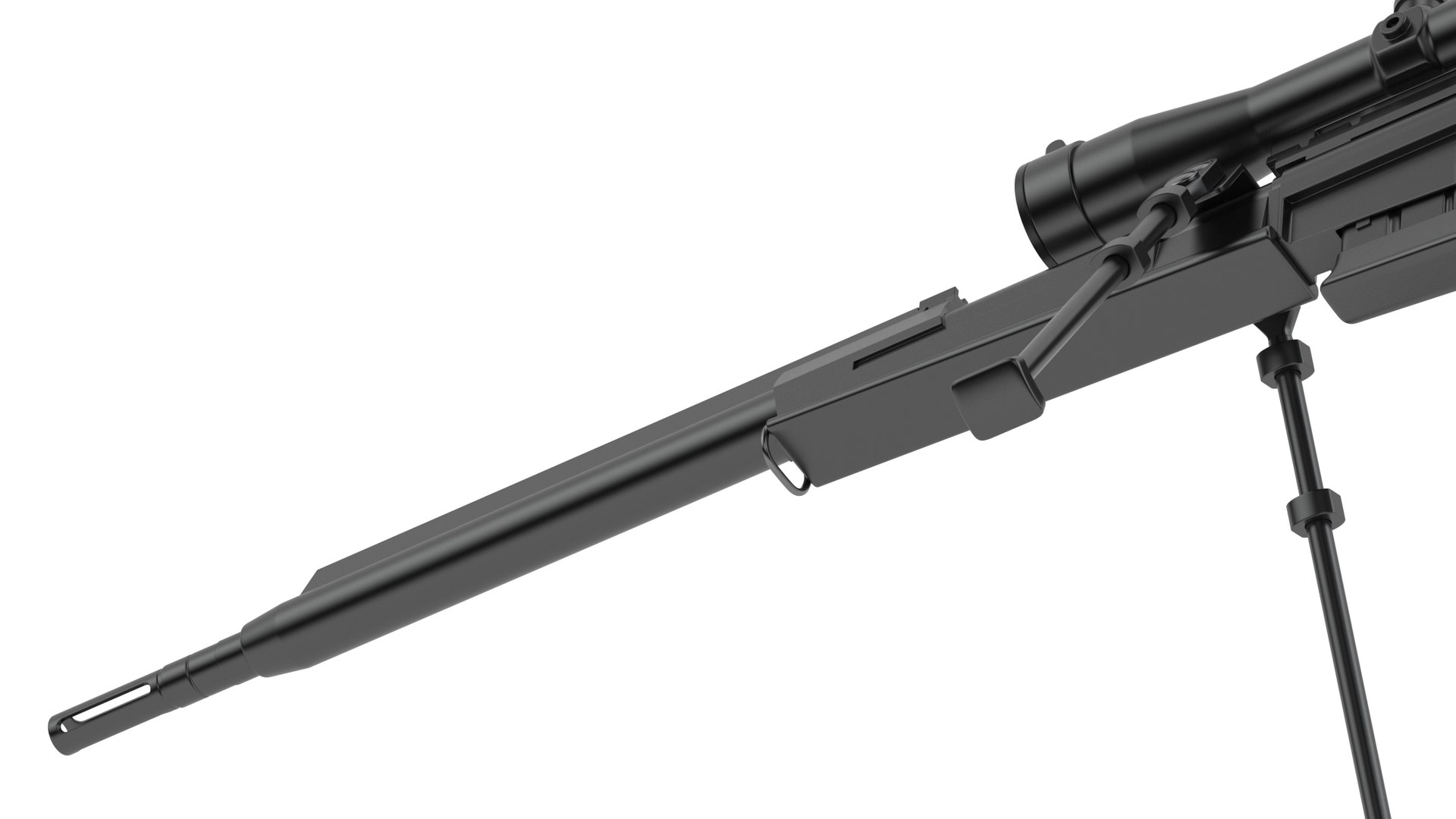 FR F2 Sniper Rifle Model - TurboSquid 1873674