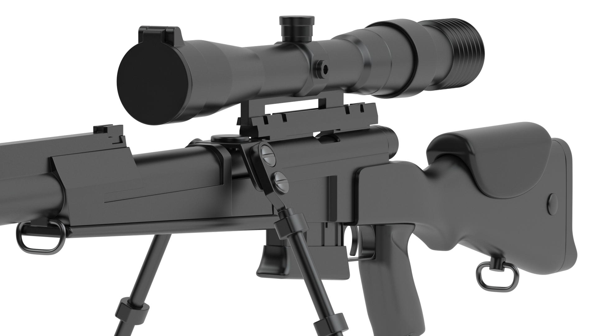 FR F2 sniper rifle model - TurboSquid 1873674
