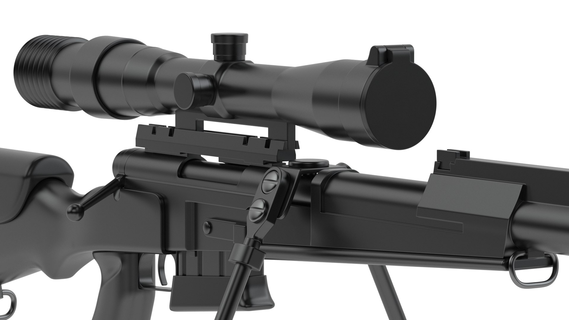 FR F2 Sniper Rifle Model - TurboSquid 1873674