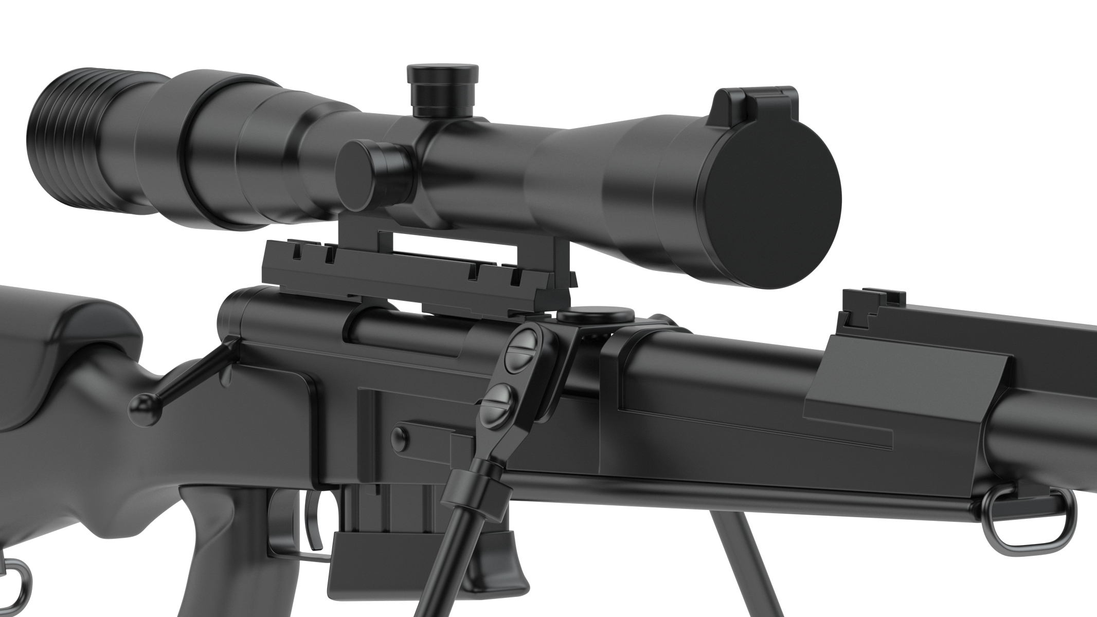 FR F2 sniper rifle model - TurboSquid 1873674