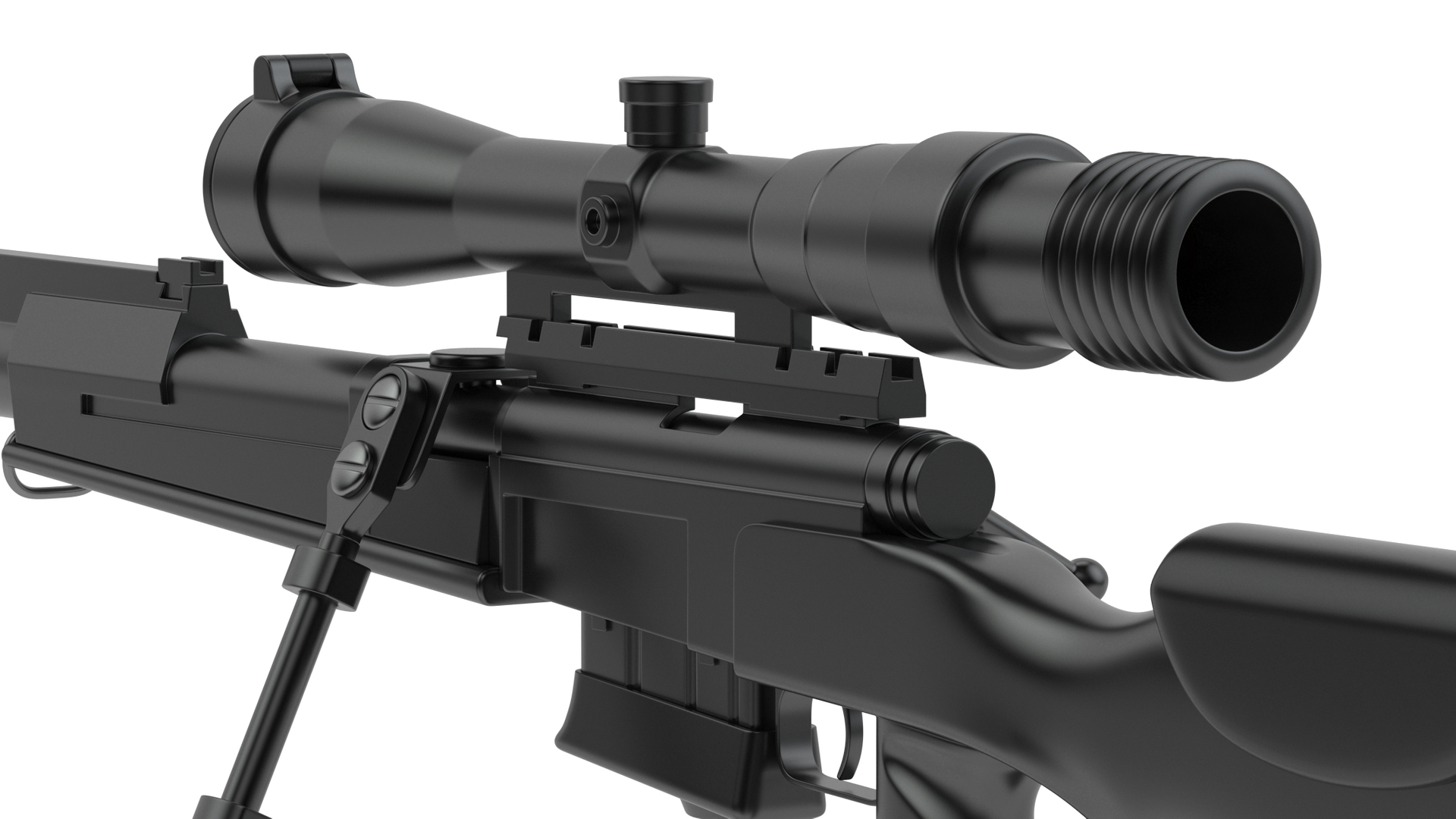 FR F2 sniper rifle model - TurboSquid 1873674