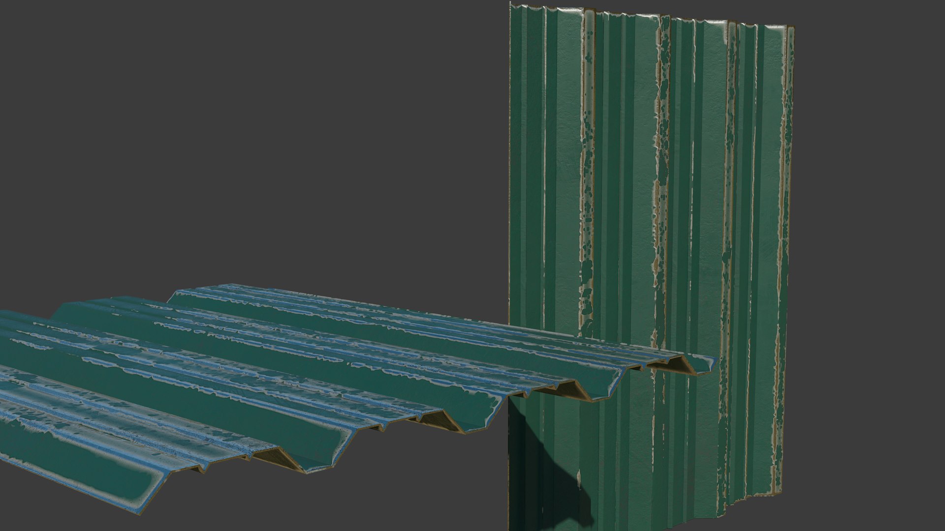 3D Model Corrugated Galvanized Sheets - TurboSquid 2201738