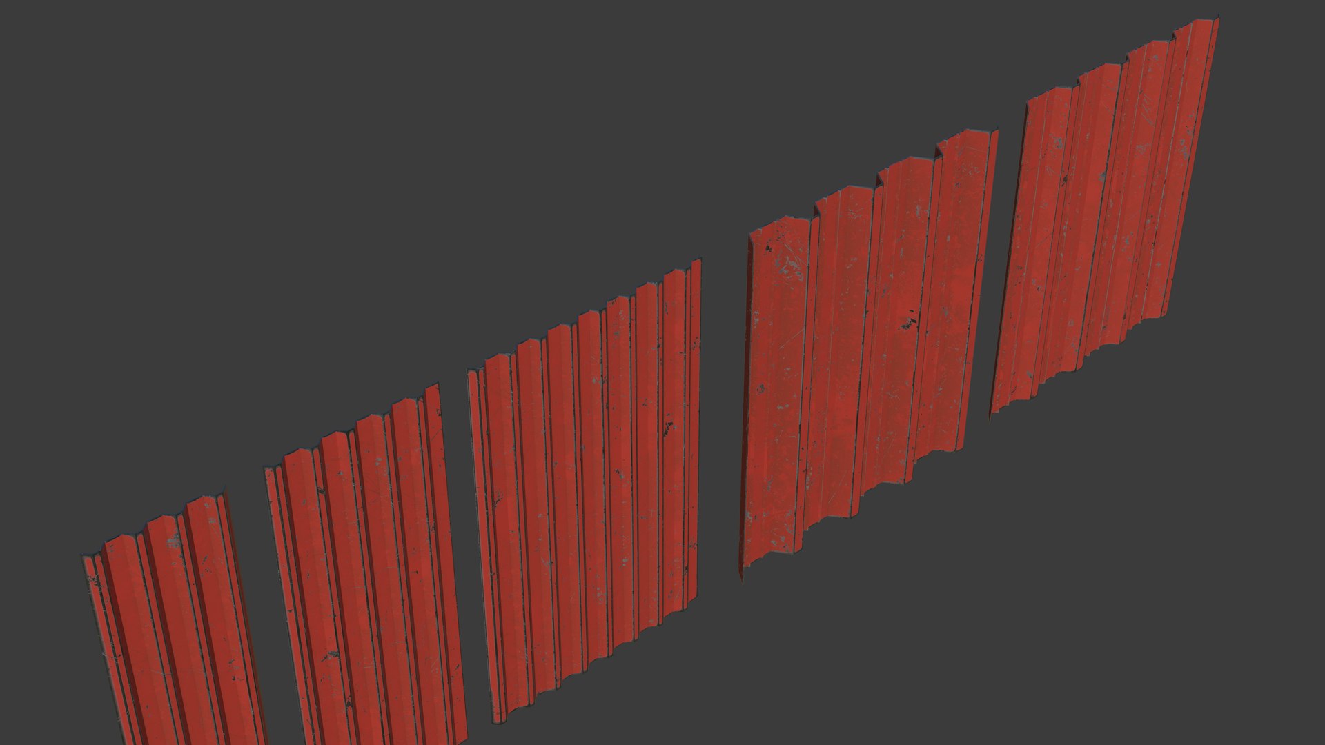 3D Model Corrugated Galvanized Sheets - TurboSquid 2201738