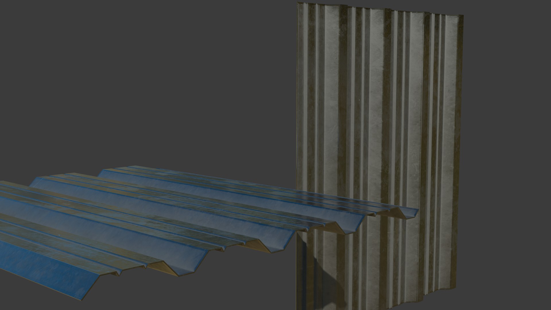 3D Model Corrugated Galvanized Sheets - TurboSquid 2201738