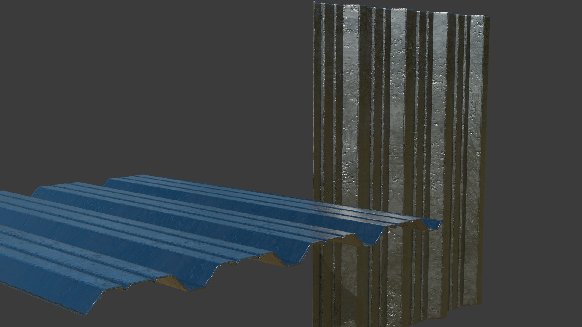 3D Model Corrugated Galvanized Sheets - TurboSquid 2201738