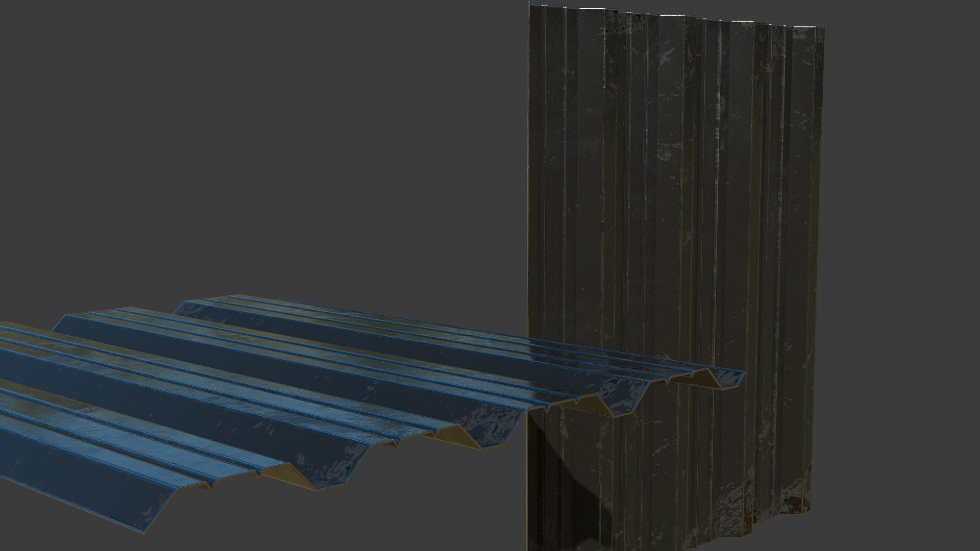 3D Model Corrugated Galvanized Sheets - TurboSquid 2201738