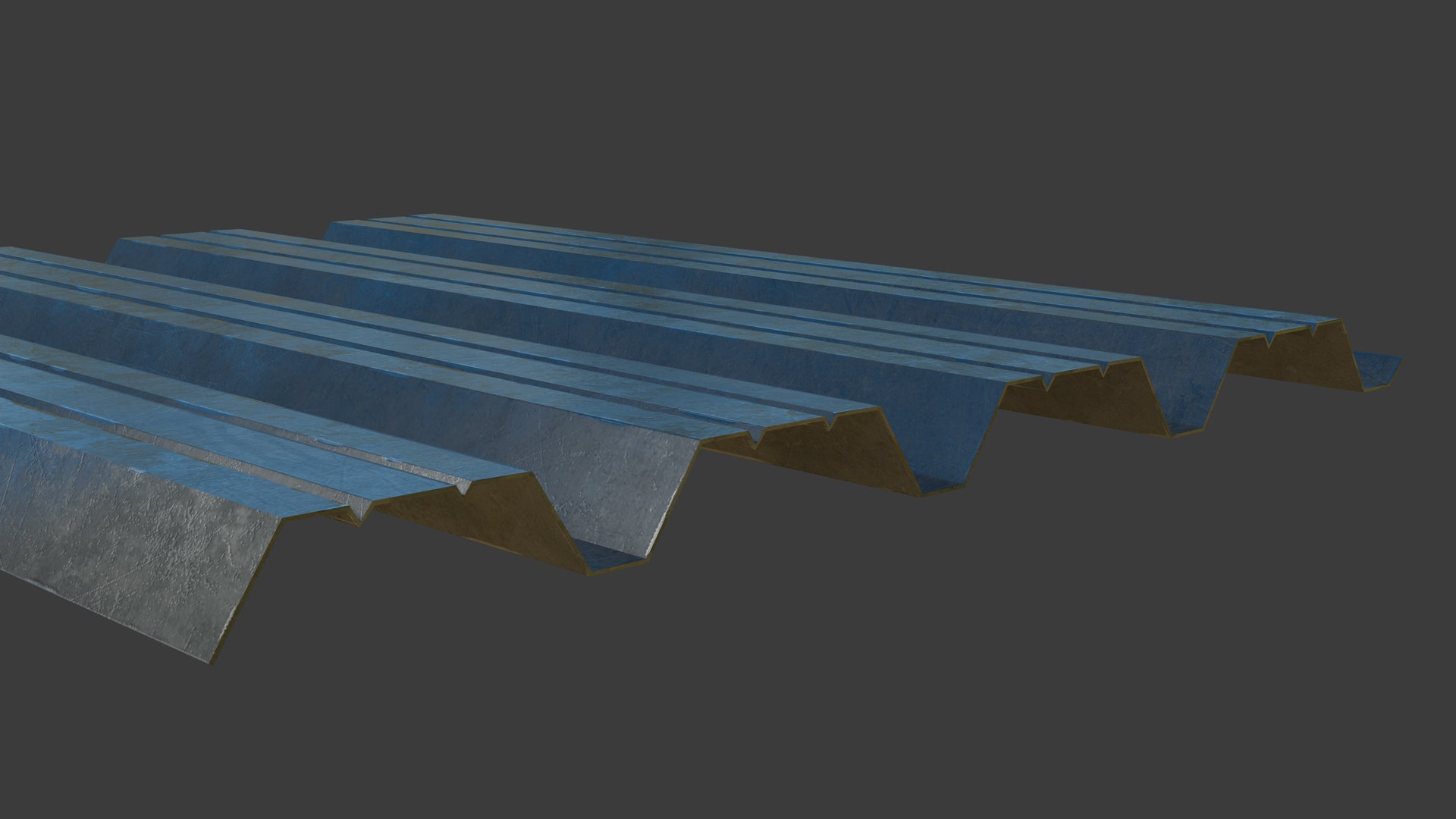 3D Model Corrugated Galvanized Sheets - TurboSquid 2201738