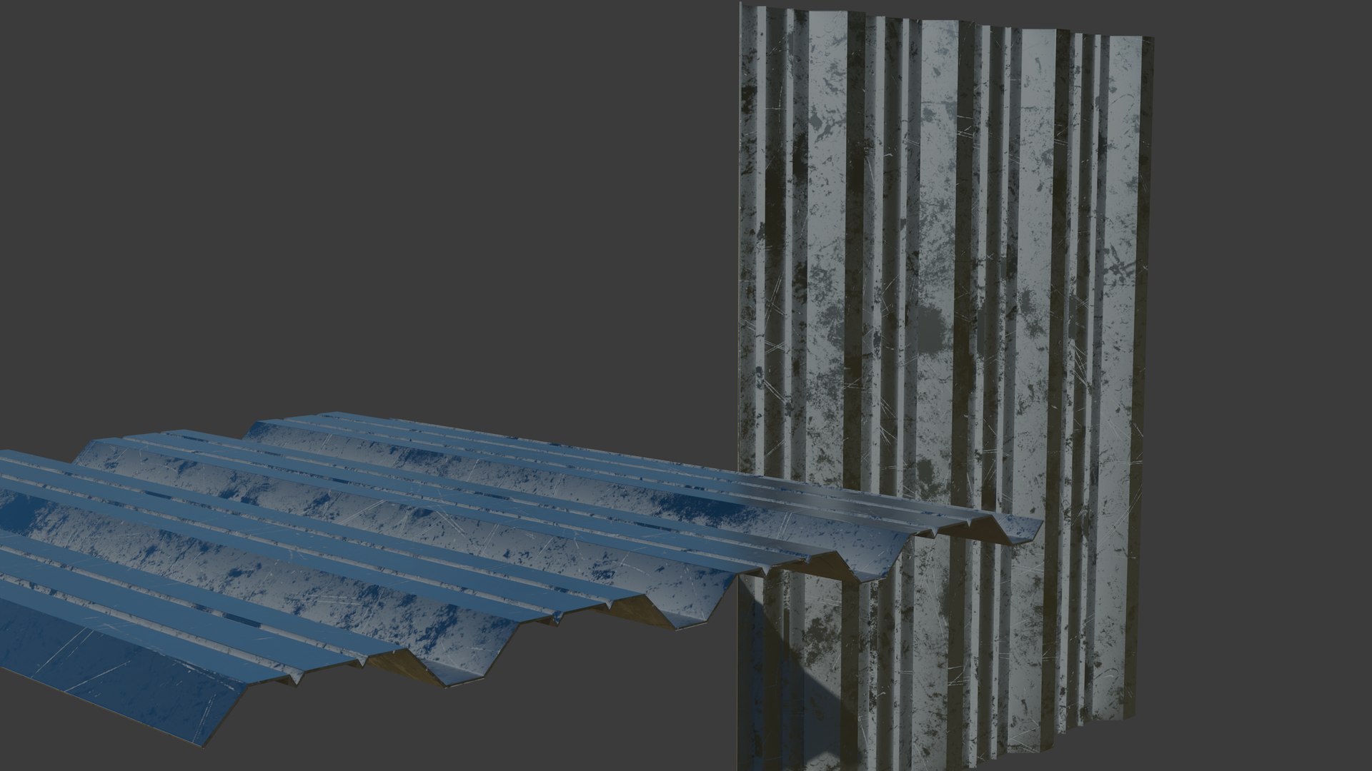 3D Model Corrugated Galvanized Sheets - TurboSquid 2201738
