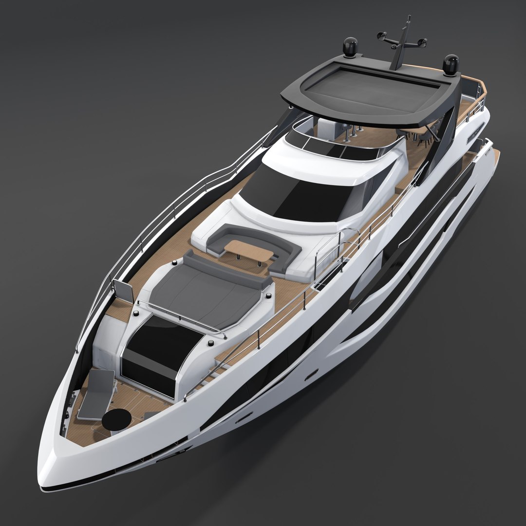Sunseeker 100 Luxury Motor Yacht Model - TurboSquid 2072795