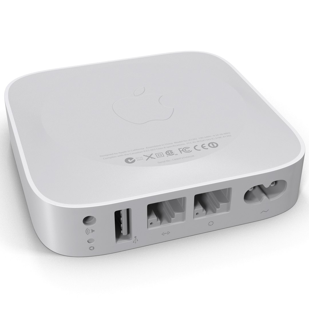 3d model apple airport express