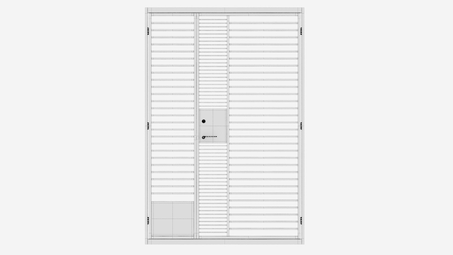 3D Model Aluminium Door 29 - TurboSquid 2010382
