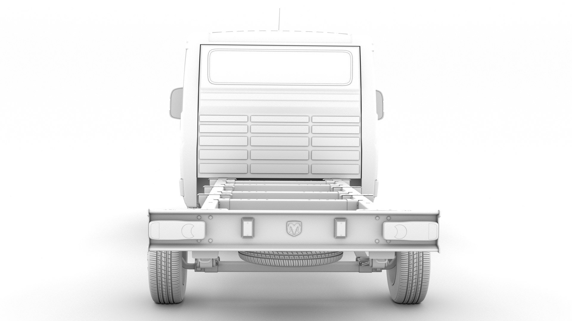 3D model ram promaster chassis truck - TurboSquid 1473816