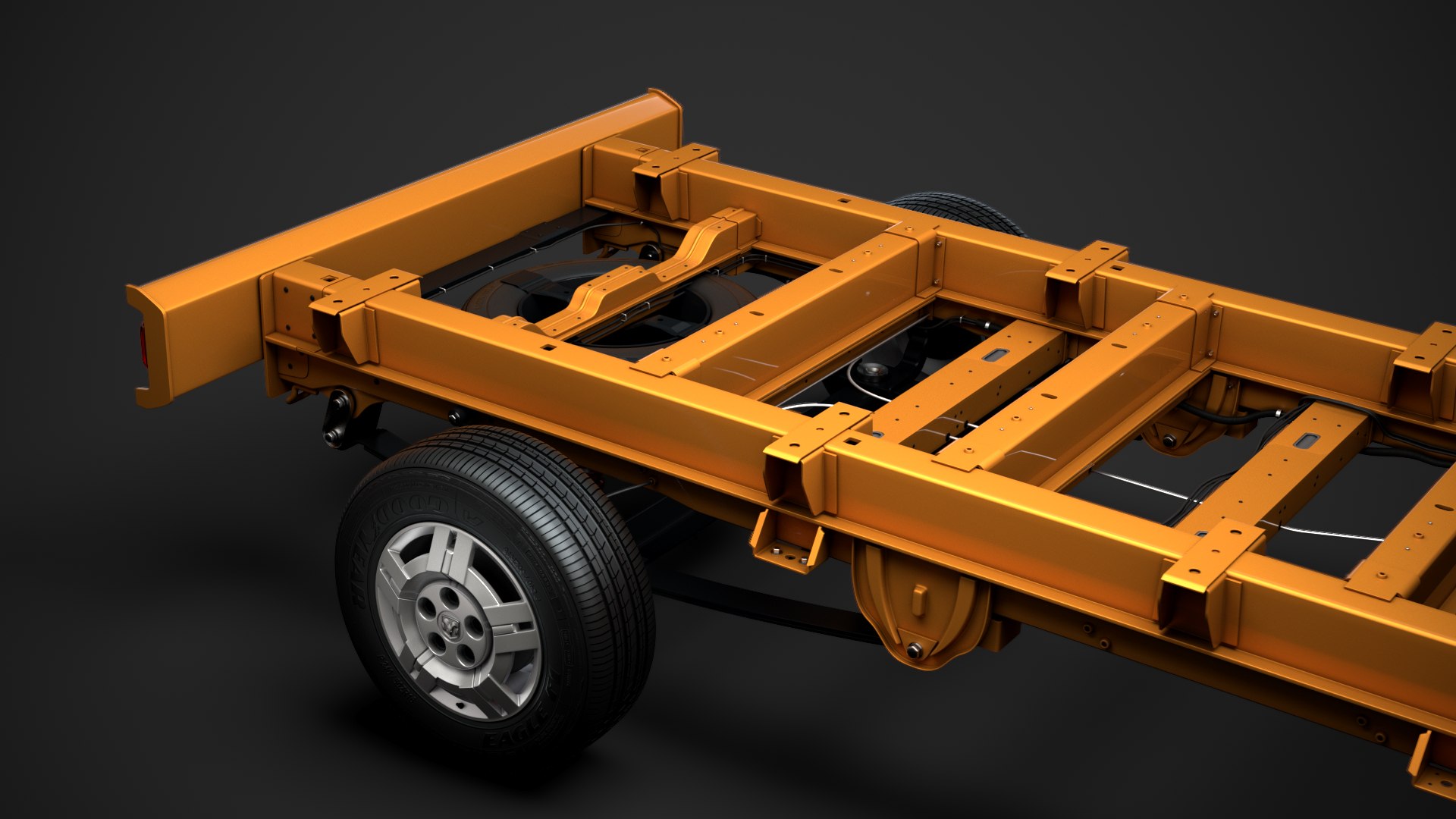 3D model ram promaster chassis truck - TurboSquid 1473816