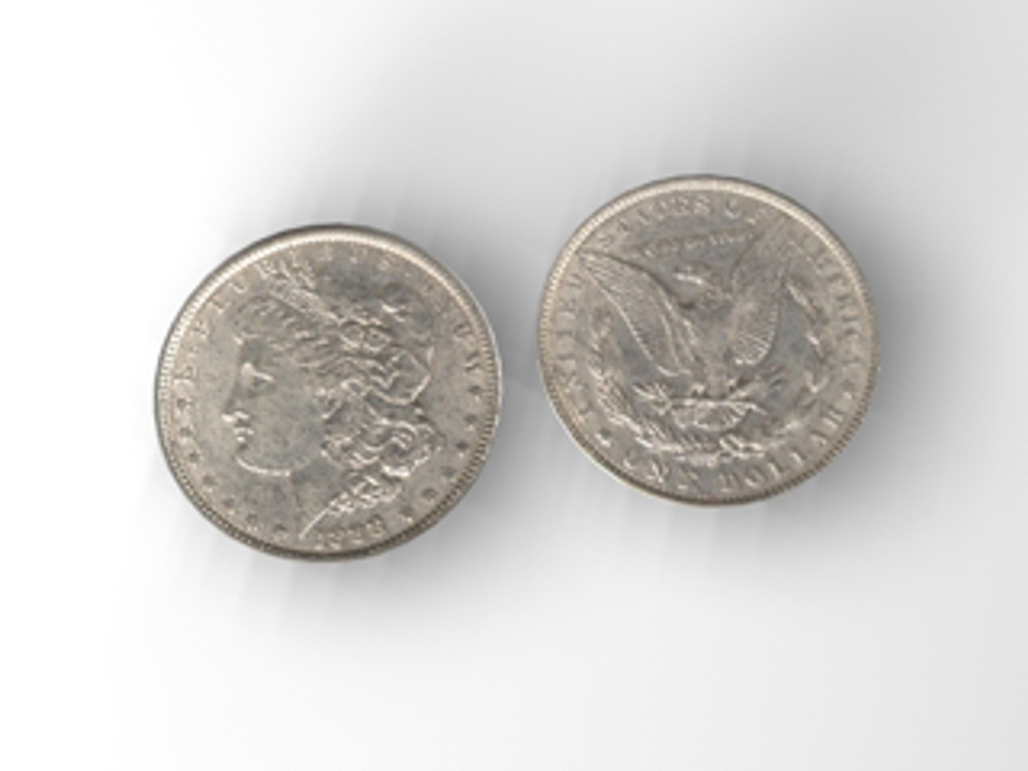 3d Model Morgan Silver Dollar