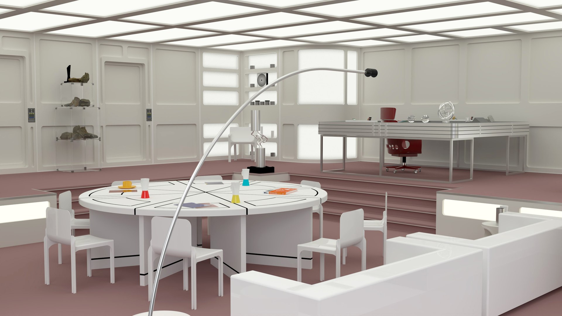 3D model Command Office - TurboSquid 2144986