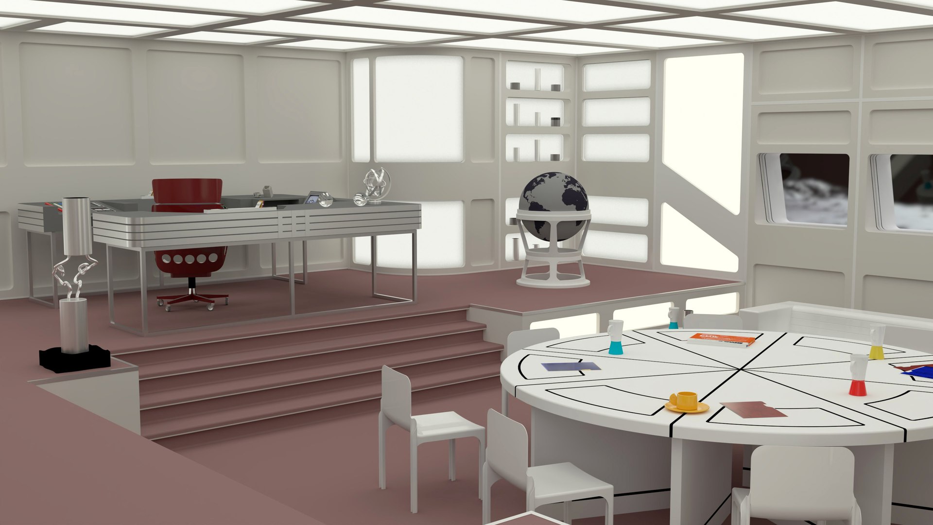 3D model Command Office - TurboSquid 2144986