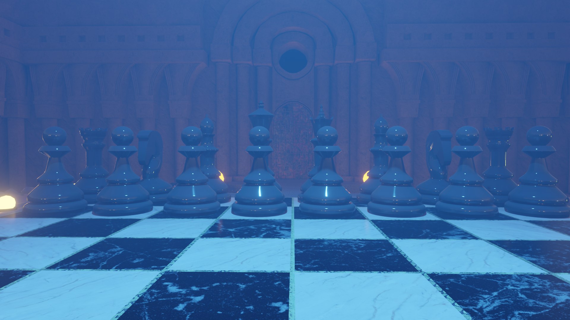 Board Chess Set Model - TurboSquid 2078926