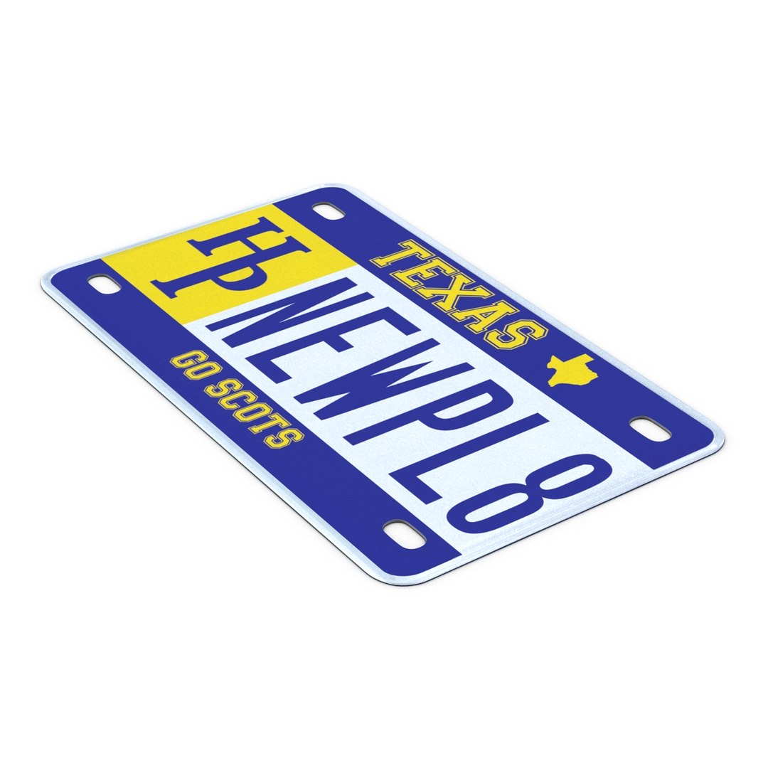 3d Model Texas License Plate
