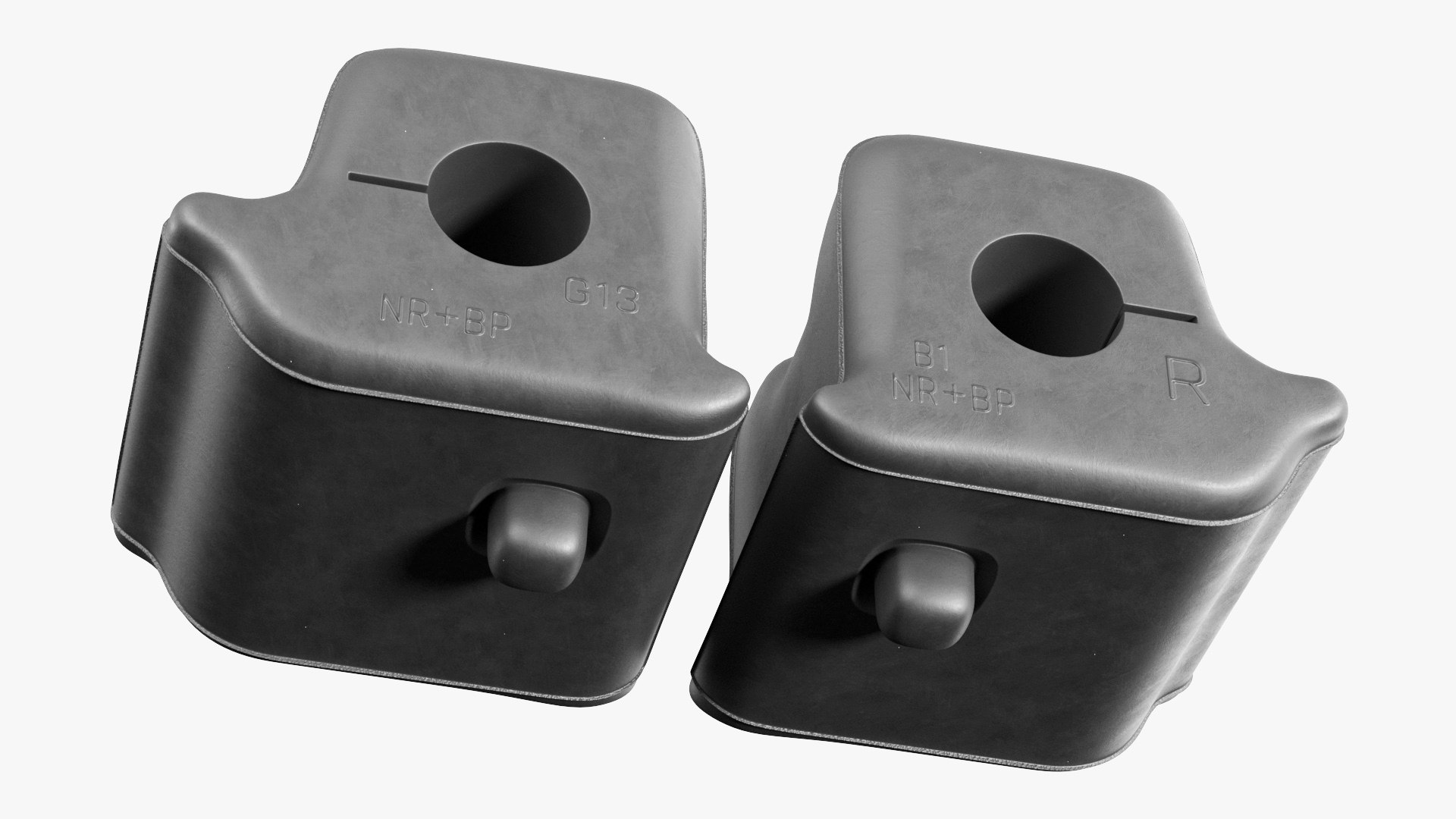 3D Model Left And Right Stabilizer Bushings - TurboSquid 2406304