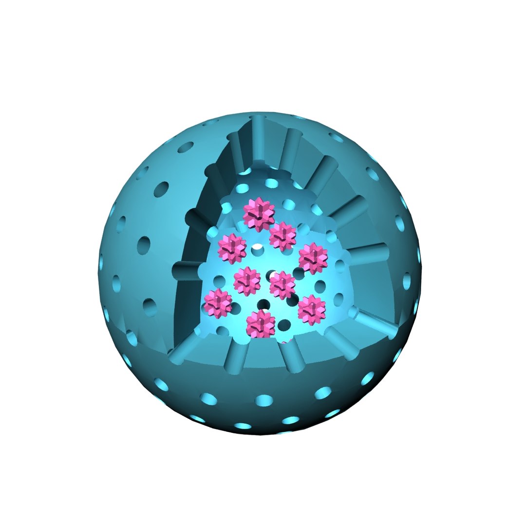 3D Nanomaterial Hollow Sphere - TurboSquid 1157142