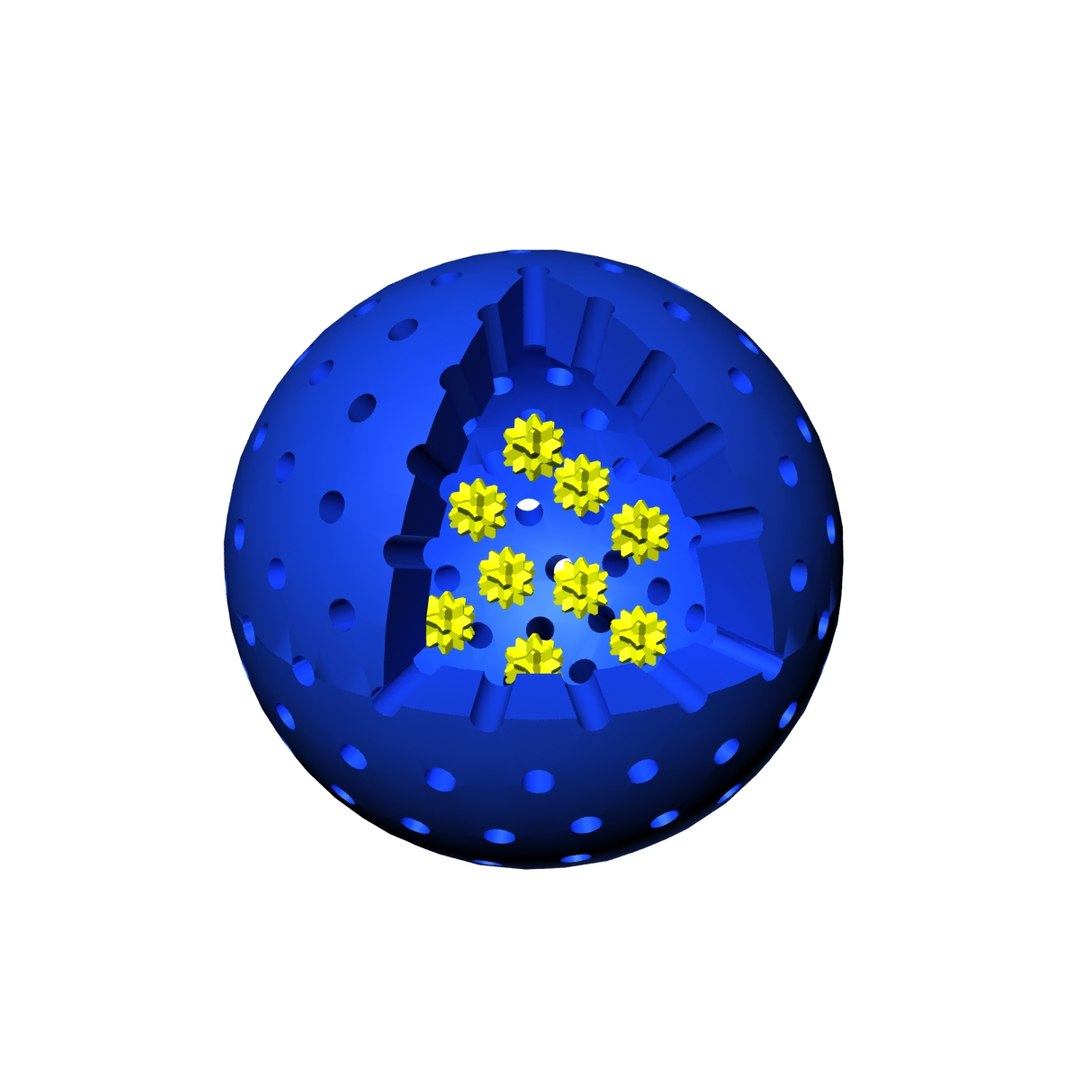 3D Nanomaterial Hollow Sphere - TurboSquid 1157142