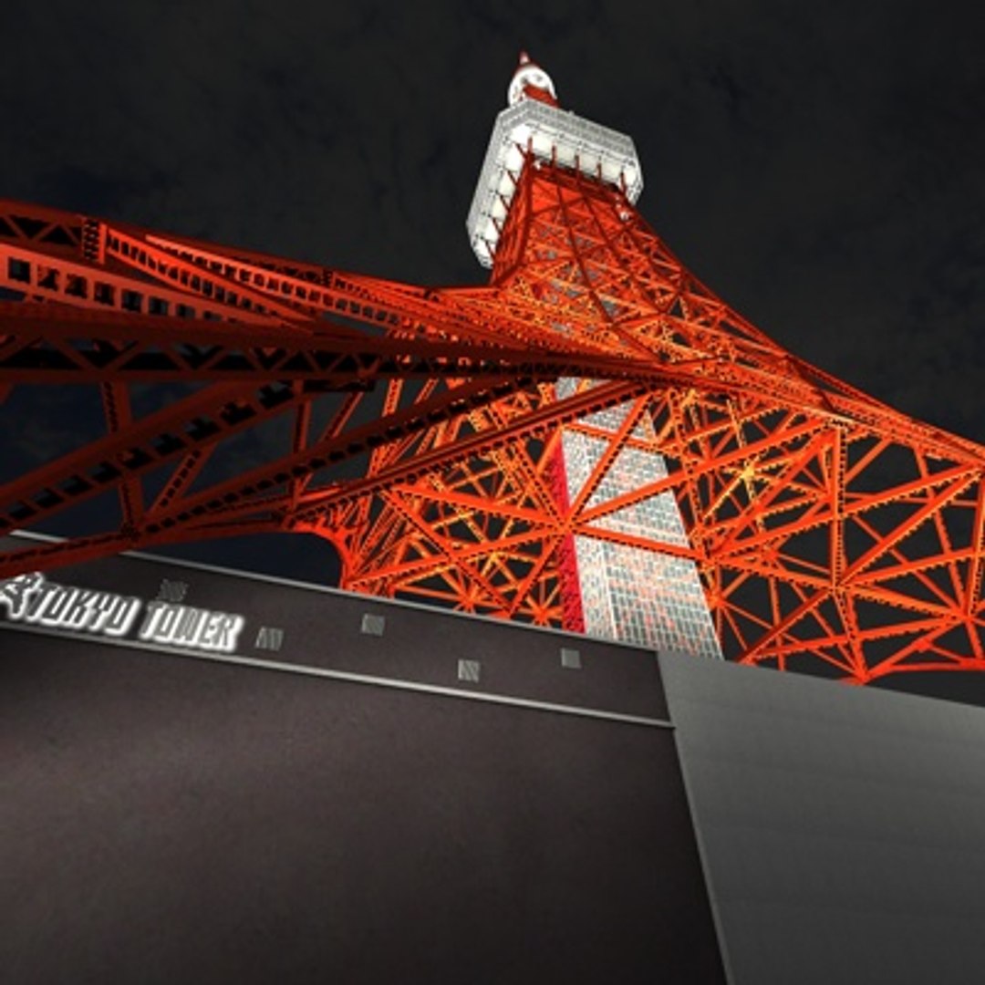 Tokyo Tower 3d C4d