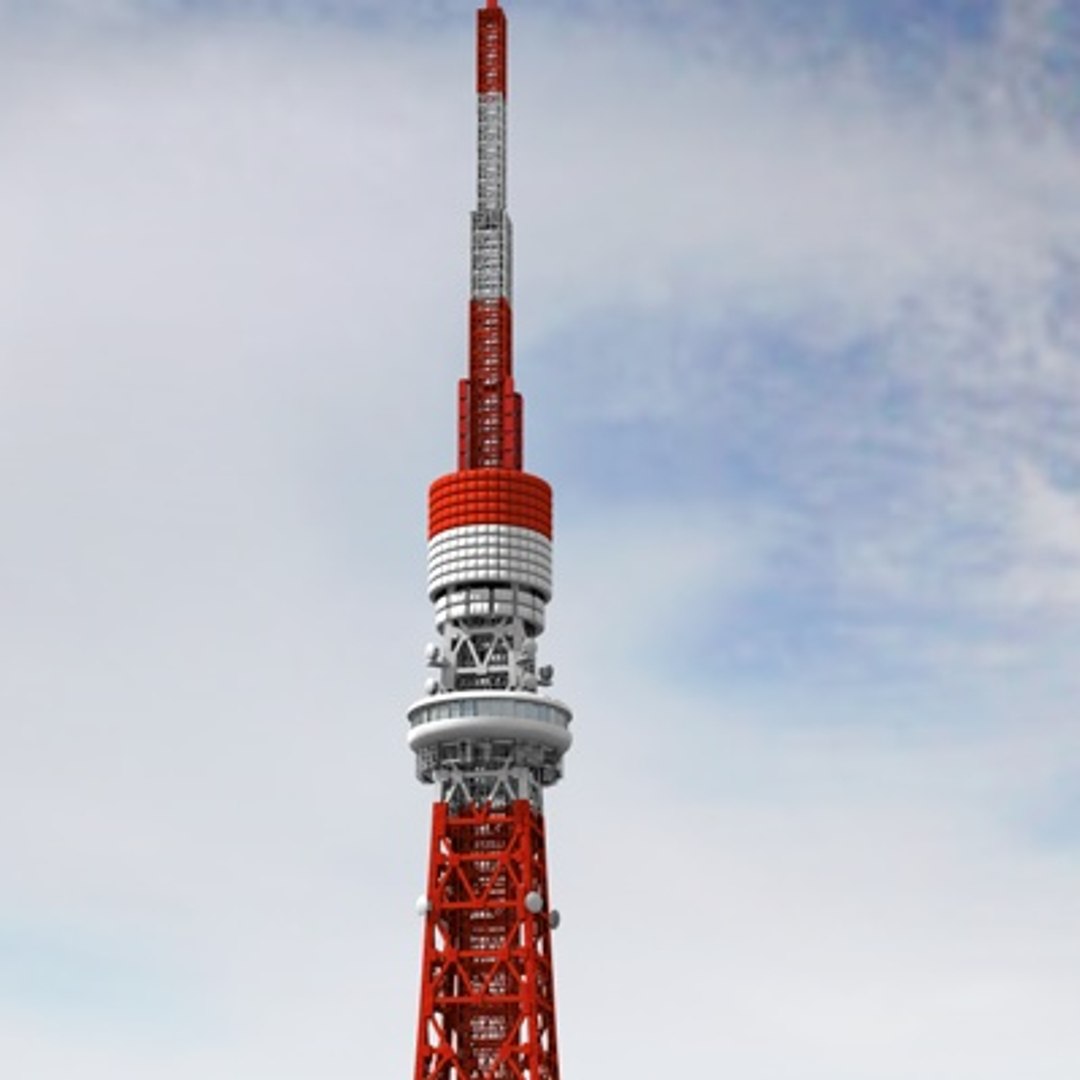Tokyo Tower 3d C4d