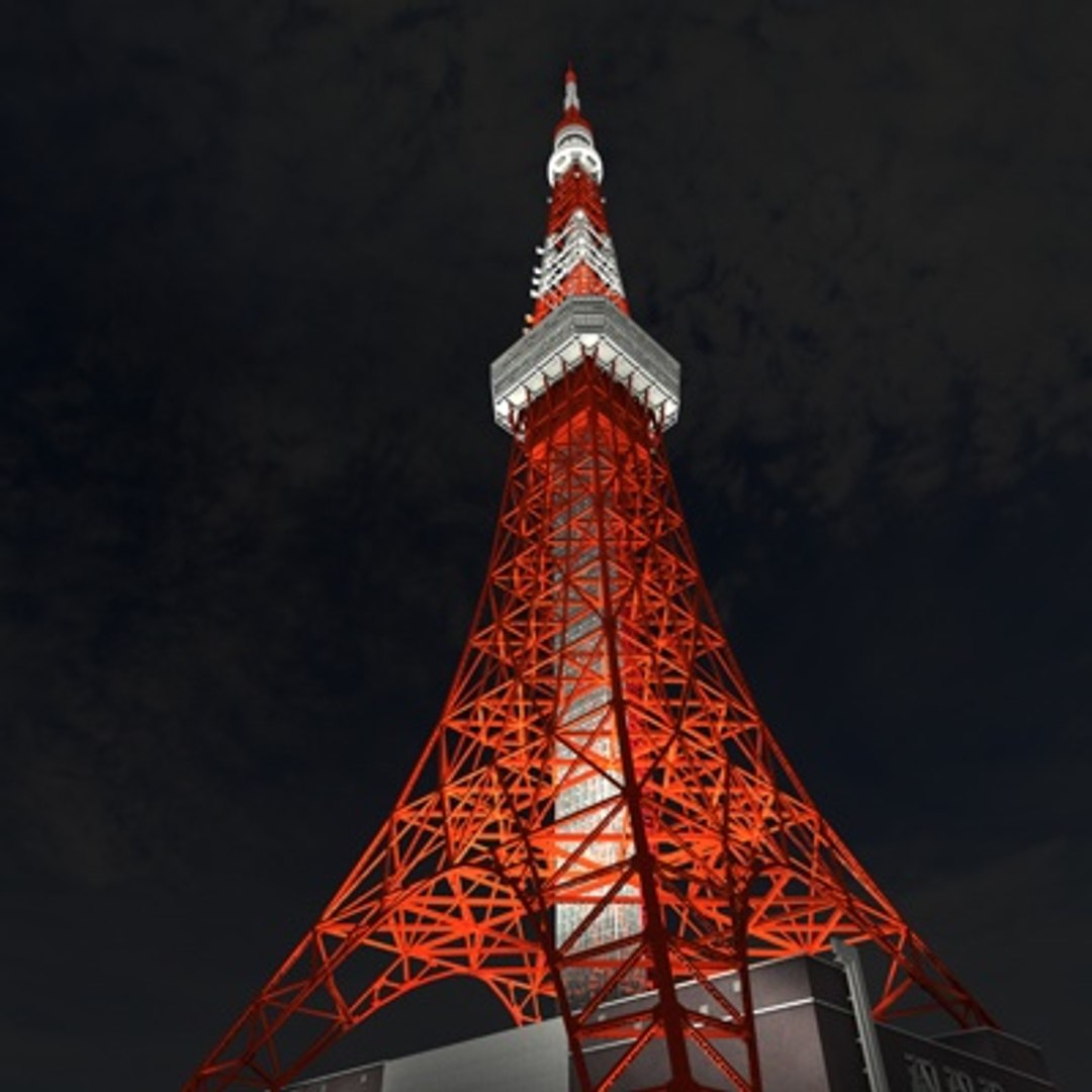 Tokyo Tower 3d C4d