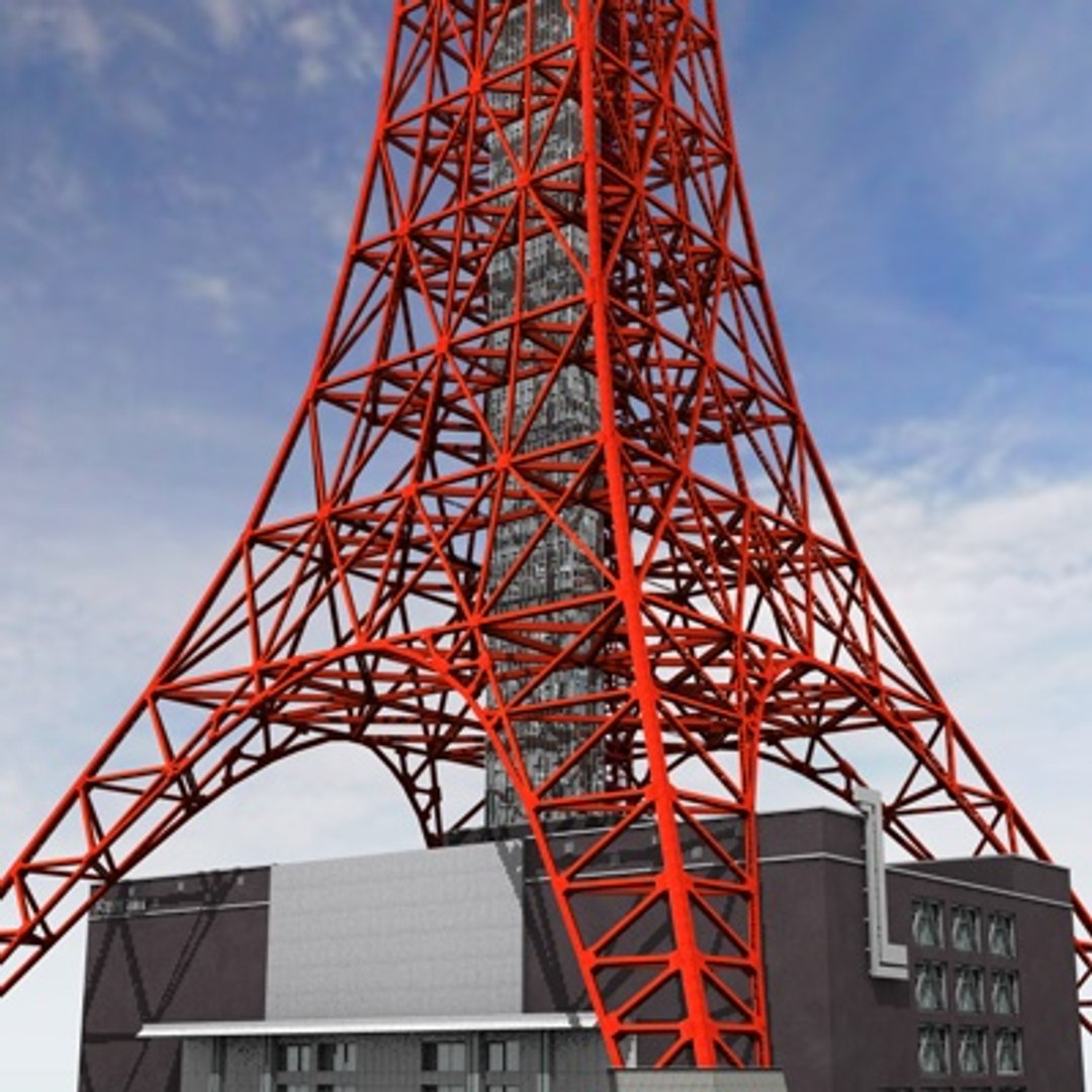 Tokyo Tower 3d C4d