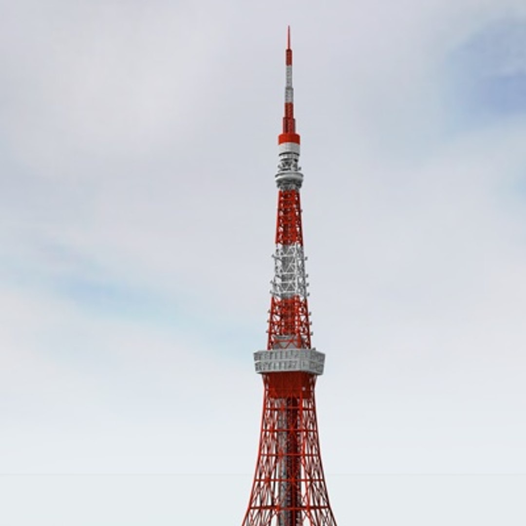Tokyo Tower 3d C4d