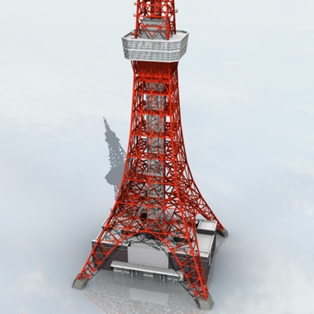 Tokyo Tower 3d C4d