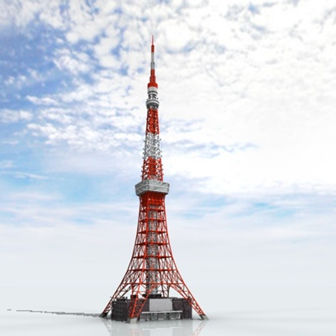 Tokyo Tower 3d C4d