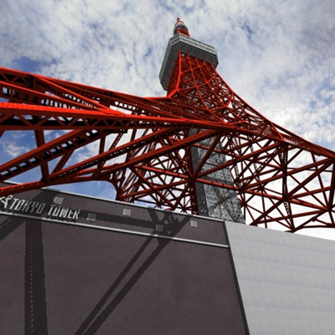Tokyo Tower 3d C4d