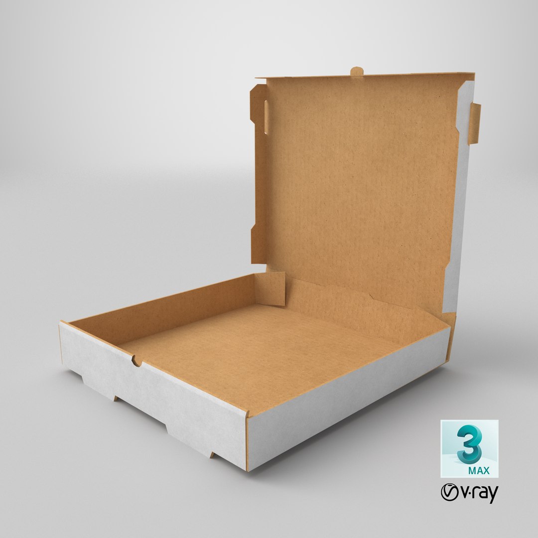 3D Model Pizza Box - TurboSquid 2119347