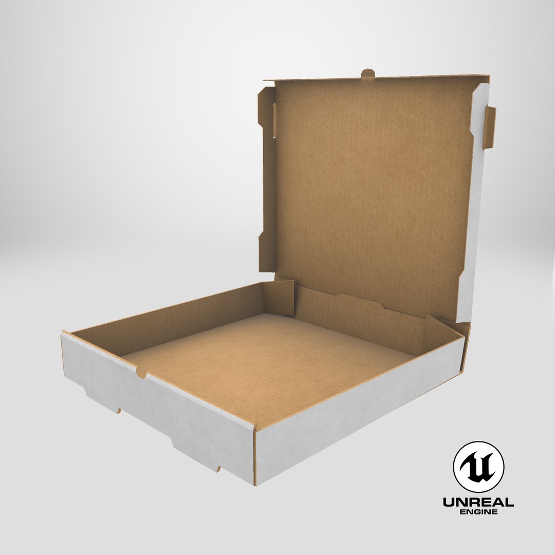 3D Model Pizza Box - TurboSquid 2119347