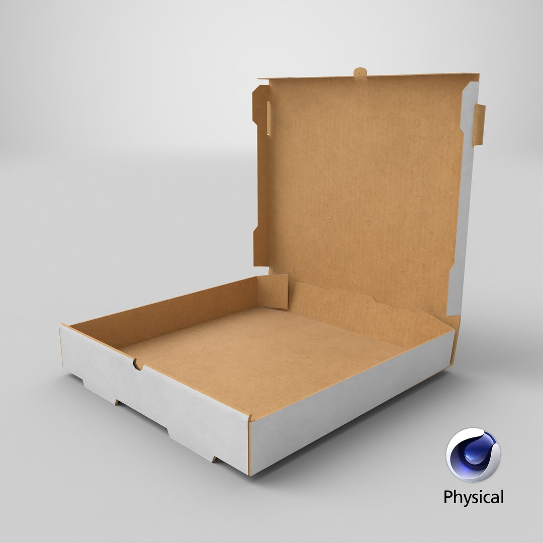 3D Model Pizza Box - TurboSquid 2119347