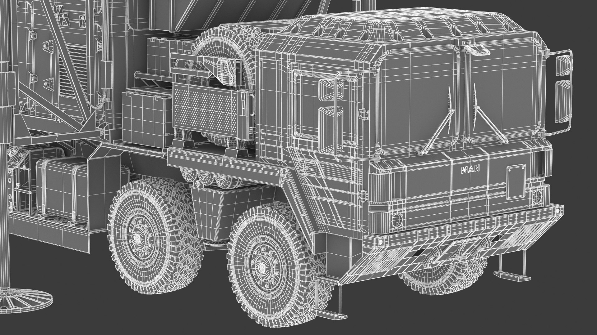 Mobile Tracking Radar Truck Model - TurboSquid 1922114