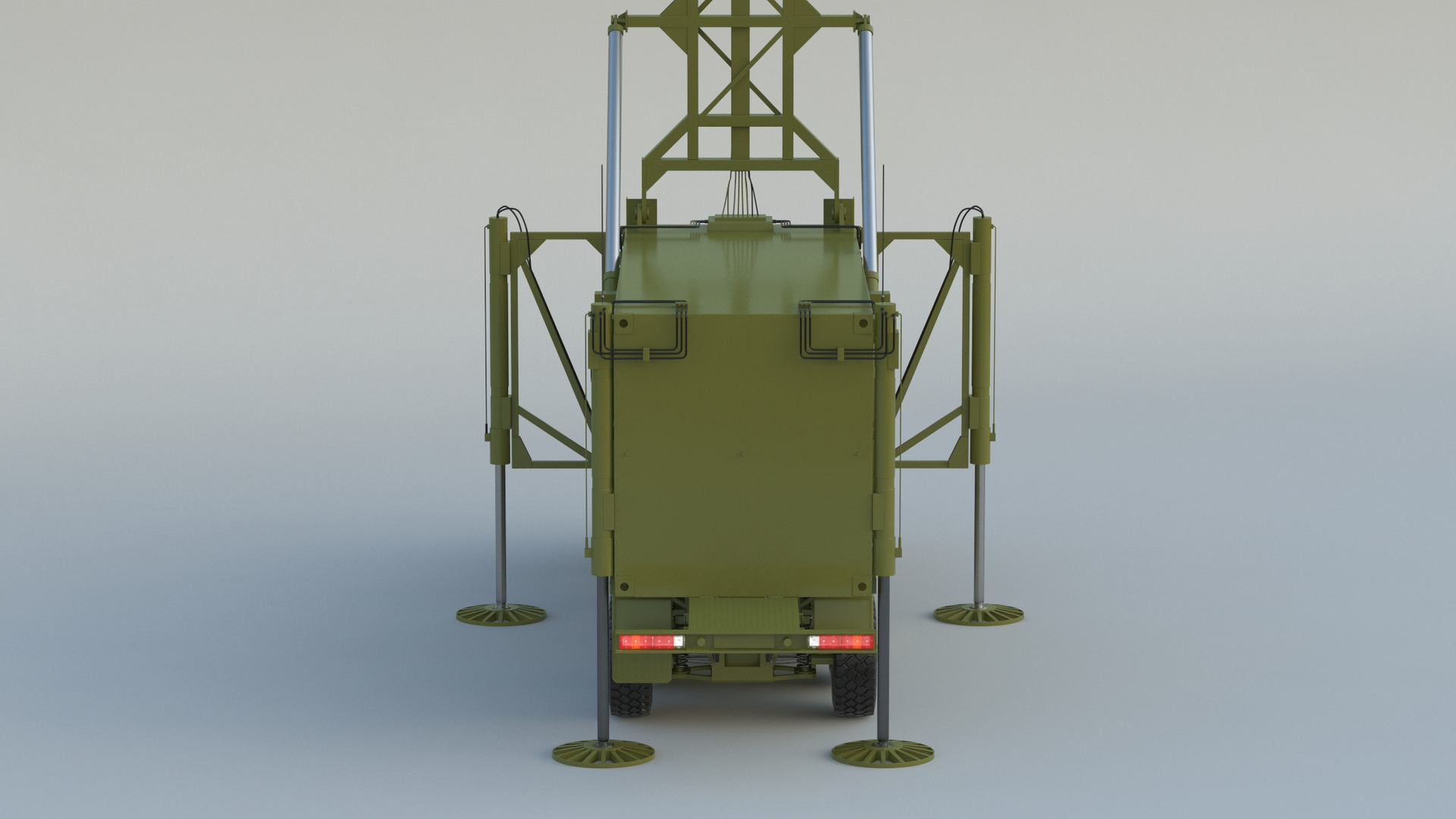 Mobile Tracking Radar Truck Model 3D - TurboSquid 1922114