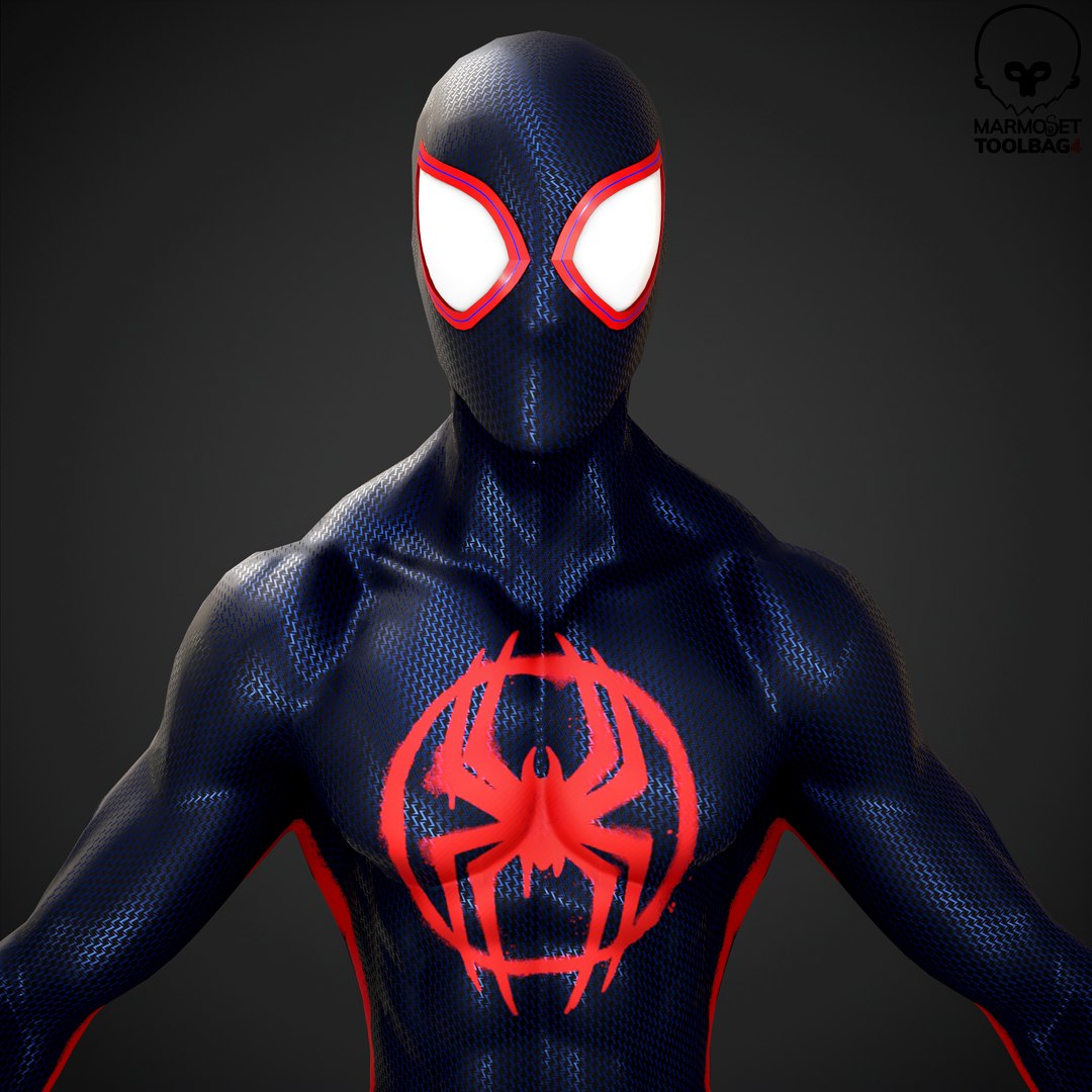 3D Miles Morales Spider-man Across The Spider Verse Model - TurboSquid ...