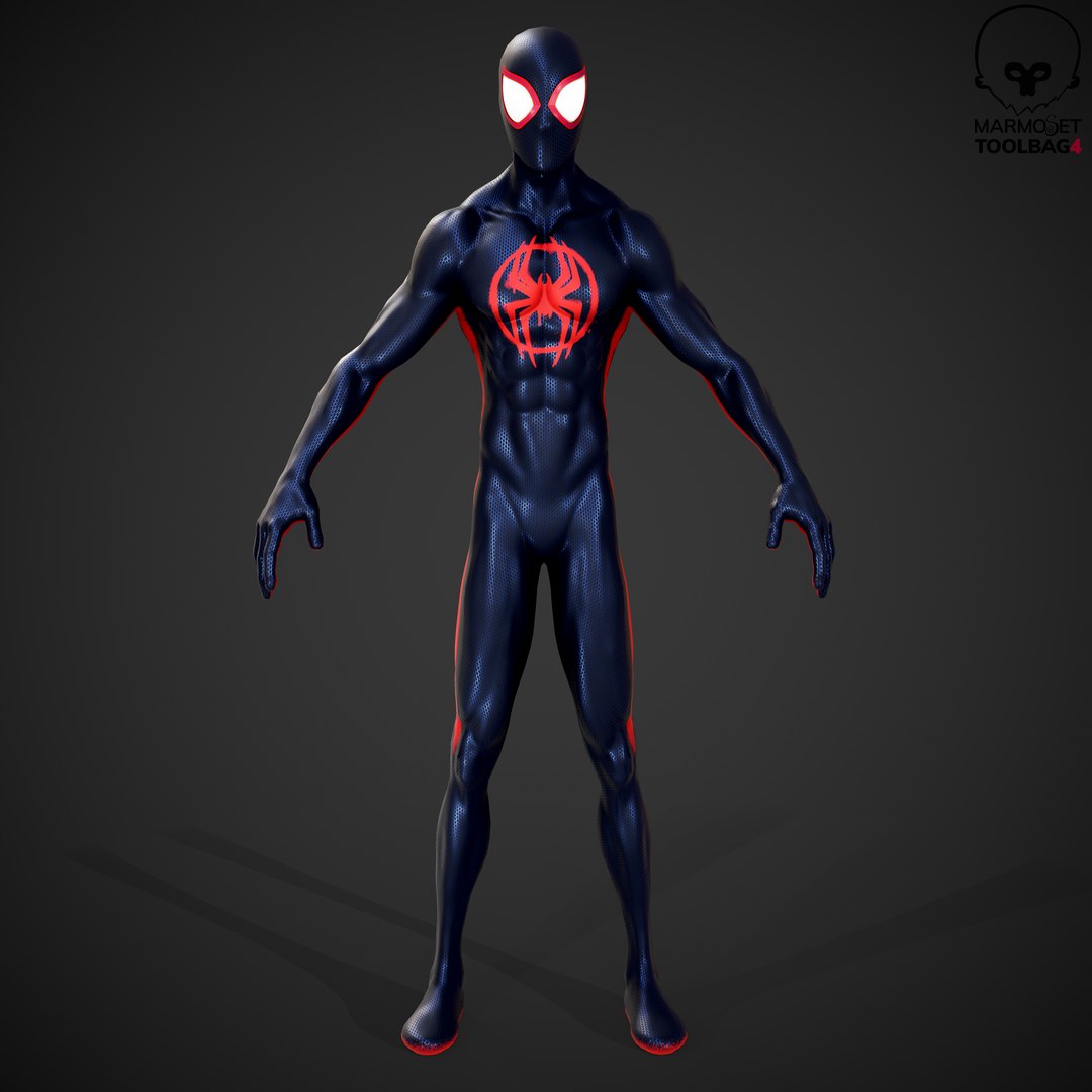 3D Miles Morales Spider-man Across The Spider Verse Model - TurboSquid ...