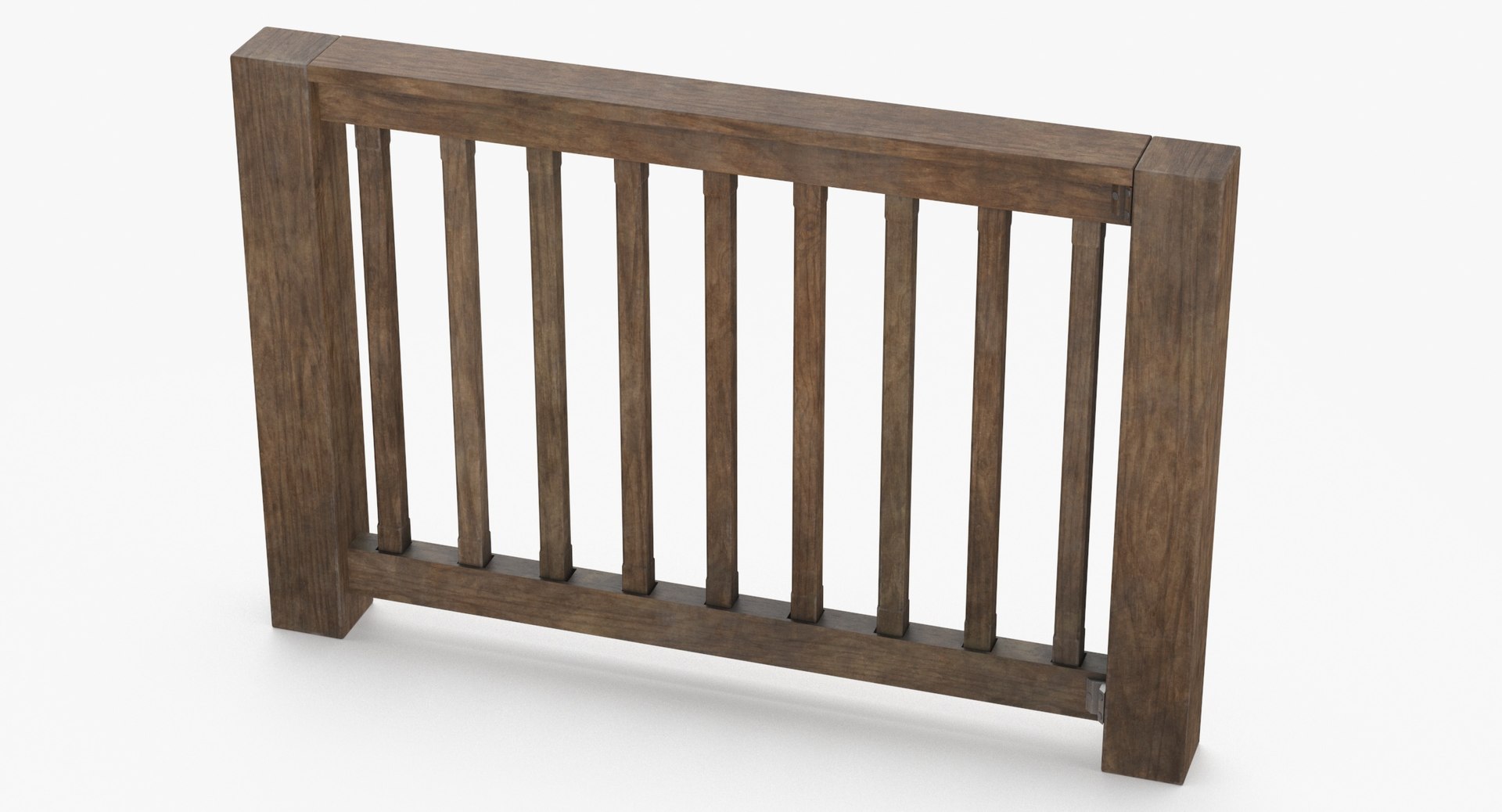 Medieval Tileable Wooden Railing Model - TurboSquid 1813052