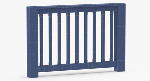 Medieval Tileable Wooden Railing model - TurboSquid 1813052