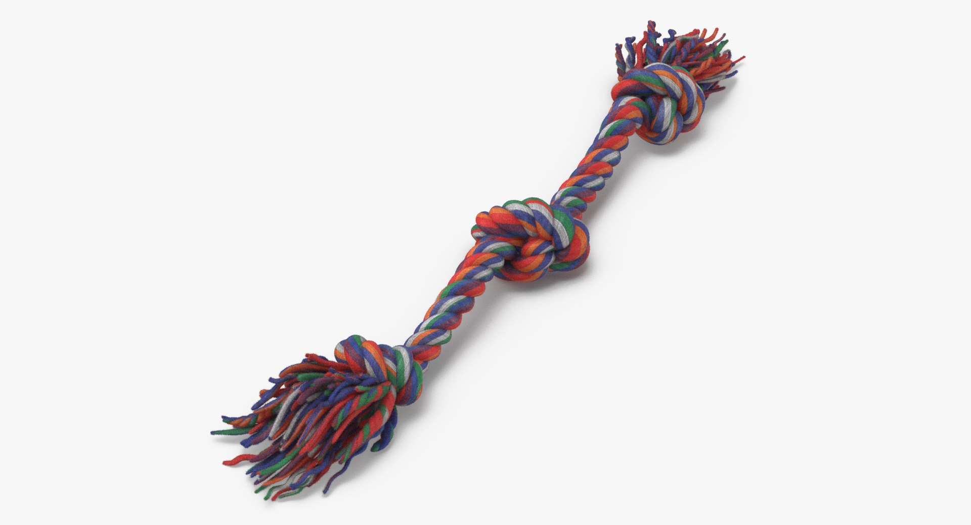 Dog Chew Toy Rope 3D Model - TurboSquid 1153681