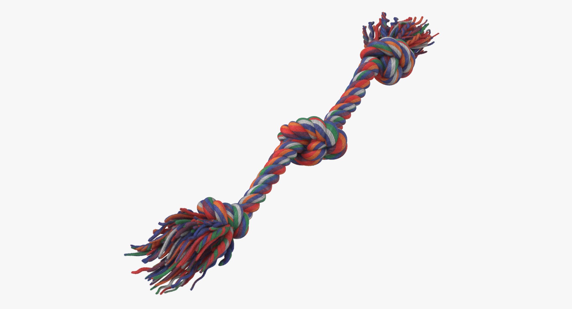 Dog chew toy rope 3D model - TurboSquid 1153681