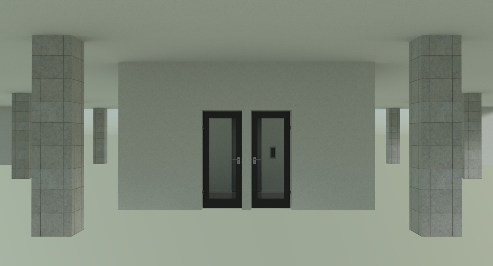 3d Apartment Skyscraper Building Interior Model