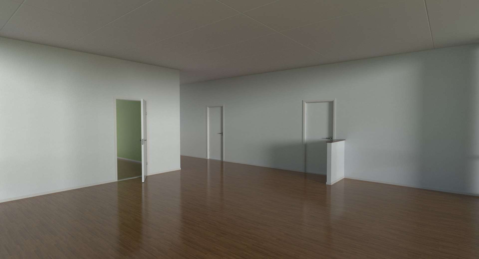 3d Apartment Skyscraper Building Interior Model