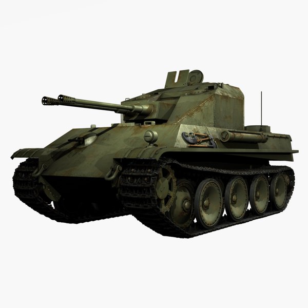3d german wwii flakpanzer v